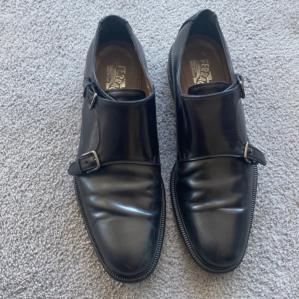 Salvatore Ferragamo - Men’s Ramirez Double Monk Strap - Gem